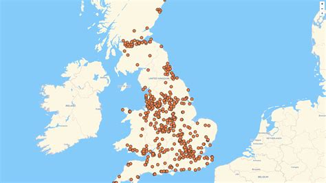 Map Of Aldi Locations Uk Mapstack