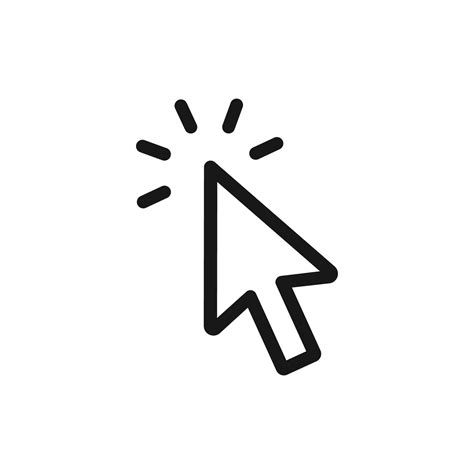 Cursor Line Icon Cursor Symbol In Trendy Flat Style 28252485 Vector