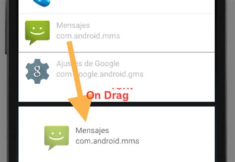 Java Drag And Drop Icons To Home Screen Stack Overflow