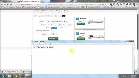 teknik digit match pada binary youtube