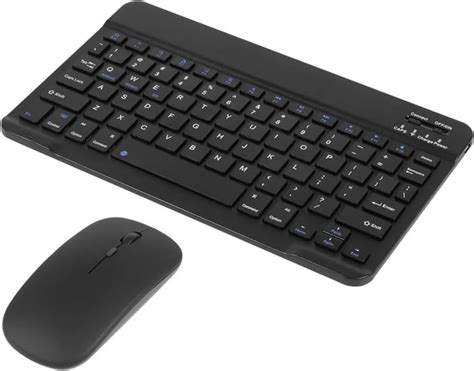 Ultra Slim Rechargeable Wireless Bluetooth Keyboard And Mouse Portable Mini Bt Wireless For