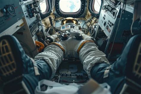Premium Photo A View Of The Inside Of A Space Station