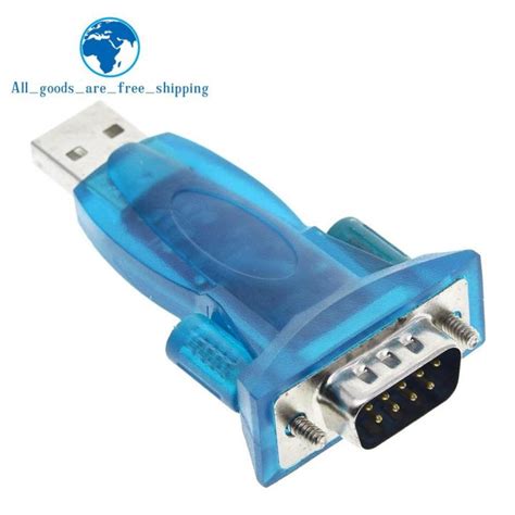 tzt hl 340 usb to rs232 com port serial pda 9 pin db9 adapter support