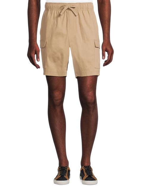 Hollywood Mens Comfortable Stretch Twill Cargo Shorts 8 Inseam S Xl