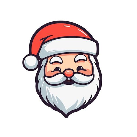 Vector De Dibujos Animados Lindo Santa Claus Navidad Ilustración
