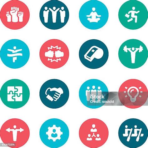Teamwork Icons向量圖形及更多人圖片 人 人力資源 人的手臂 Istock