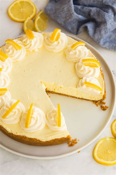 No Bake Lemon Cheesecake Recipe Video The Recipe Rebel