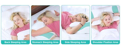 Elviros S8 Fluttershape Cervical Memory Foam Pillow