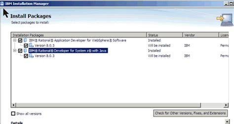 Installing Integrated Bundle Of Rational Application Developer And