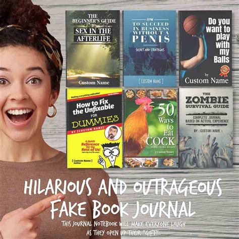 Fake Book Journal Blank Lined Journal Notebook Funny Gag T For Gag Ts Funny Funny