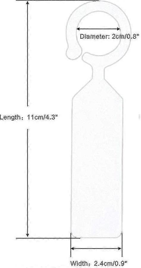 300 Pcs Plastic Tree Labels Plant Hanging Tags Plastic Garden Markers