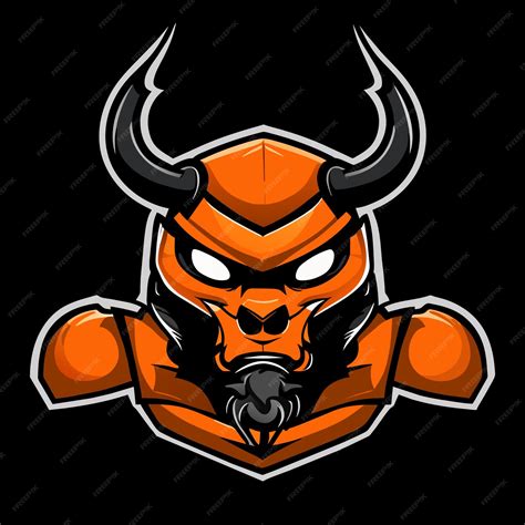 Premium Vector Frontfacing Demon Vector Illustration Set