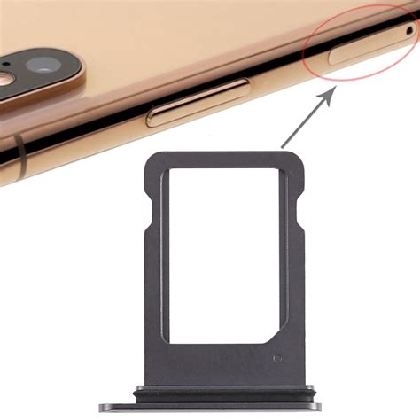 Sim Card Tray For Iphone Xs Single Sim Card Black Alexnld Com