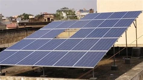 KW Grid Tied Solar Power System At Kw In Sikar ID