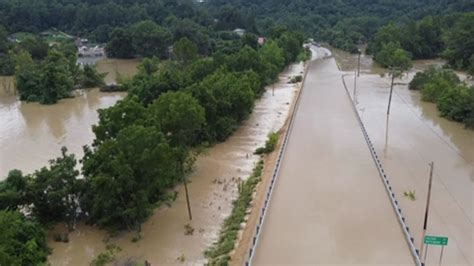 USA inondations destructrices dans le Kentucky Biden décrète l état de catastrophe naturelle