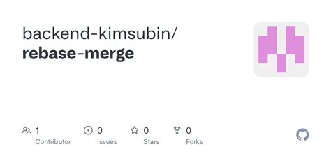 Github Backend Kimsubin Rebase Merge