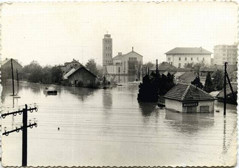 Poplava U Zagrebu U Noći S 25 Na 2610 1964 Uzrokovana Bujanjem