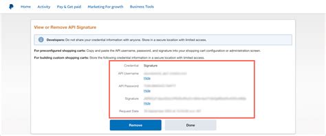Collect Api Username Api Password And Api Signature From Paypal