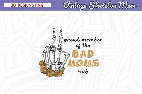 Proud Member Of Bad Moms Club Graphic By Zanynoti · Creative Fabrica