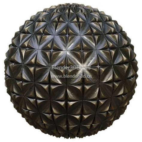 装饰装甲金属贴图 Blender材质球纹理贴图模型下载 Blender3d模型库