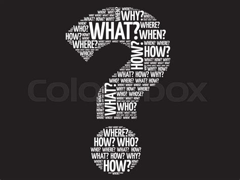 Question Mark Stock Vector Colourbox