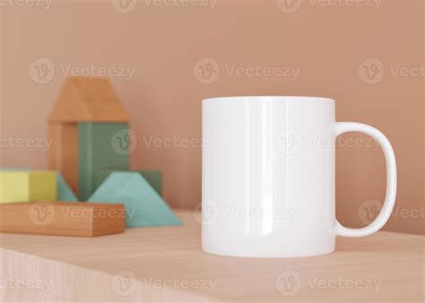 Weiß Kinder Becher Spotten Hoch Leer Vorlage Zum Ihre Design Werbung