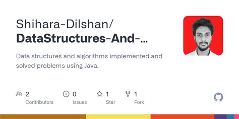 Github Shihara Dilshan Datastructures And Algorithms Data Structures And Algorithms