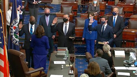 Democrats Take Narrow Control Of Us Senate As Three New Members Sworn In