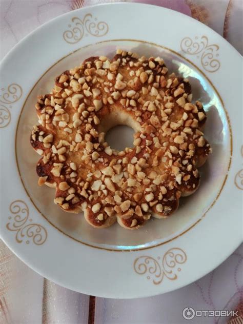Отзыв о Печенье сдобное Дымка Коржик с орехами Сдобные большие кольца с орехами