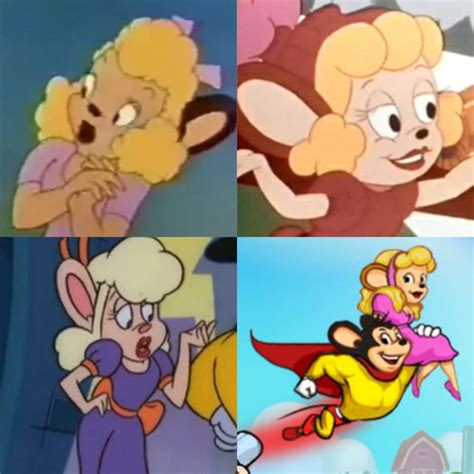 Evolution Of Pearl Pureheart Mighty Mouse By Marjulsansil On Deviantart