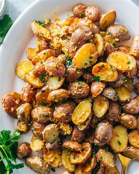 Garlic Roasted Potatoes A Couple Cooks