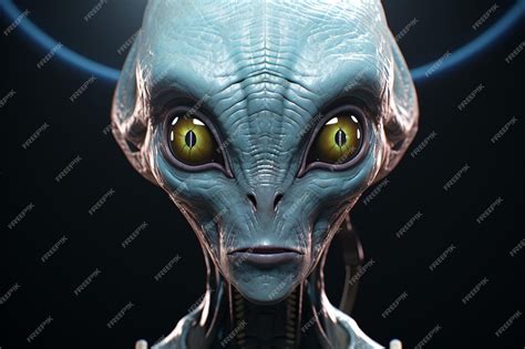 Premium Ai Image 3d Alien Character In Cgi