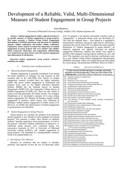 Pdf Development Of A Reliable Valid Multi Dimensional Measure Of