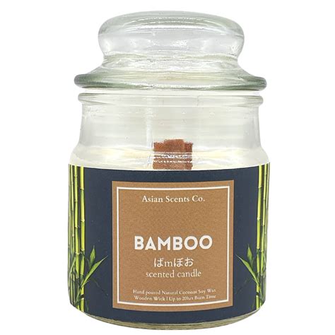 Bamboo Scented Candle Travel Size Asian Scents Co