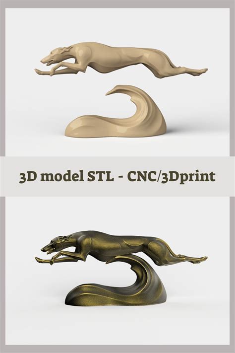 3d Model Stl Cnc Router File 3dprintable Greyhound Artofit