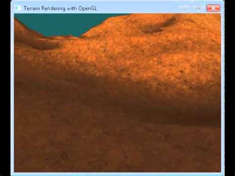 OpenGL Terrain Rendering Using Heightmaps YouTube