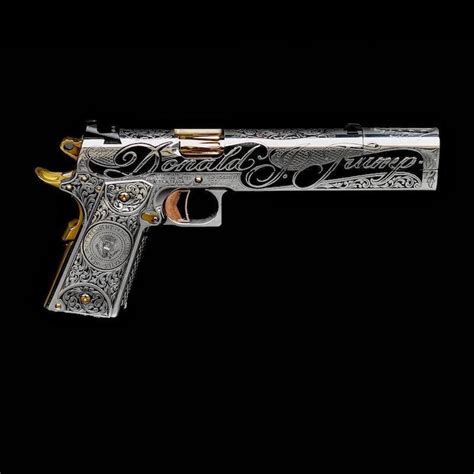 1911 Pistol Made For President Donald Trump