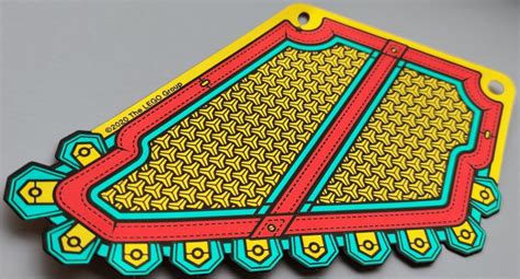 Bricker Part LEGO 80012pls01g Plastic Part For Set 80012 Armor Skirt Right With Dark