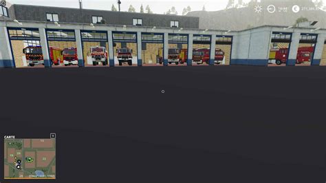 Caserne De Pompiers Pour Pompiers Professionnels V10 Fs19 Fs