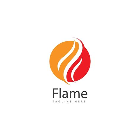 Plantilla De Vector De Logotipo De Llama Icono De Diseño De Logotipo De