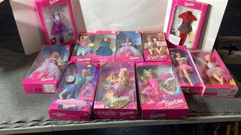 Box Full Of Barbies And Accessories Live And Online Auctions On