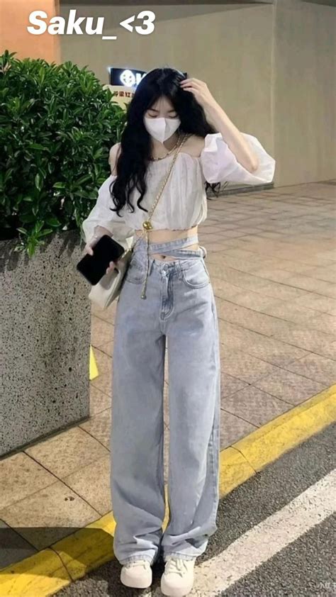Cute Ulzzang Korean Girl Summer Spring Seoul Casual Comfy Wear Stylish