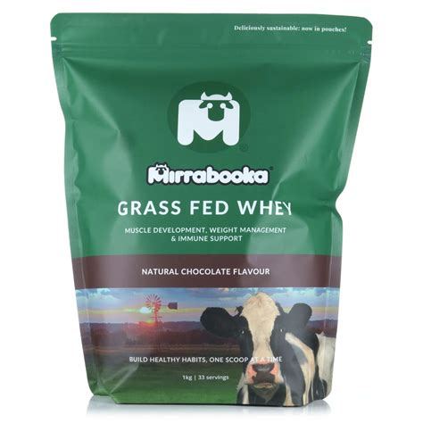 Mirrabooka Australian Grass Fed Whey Protein Chocolate