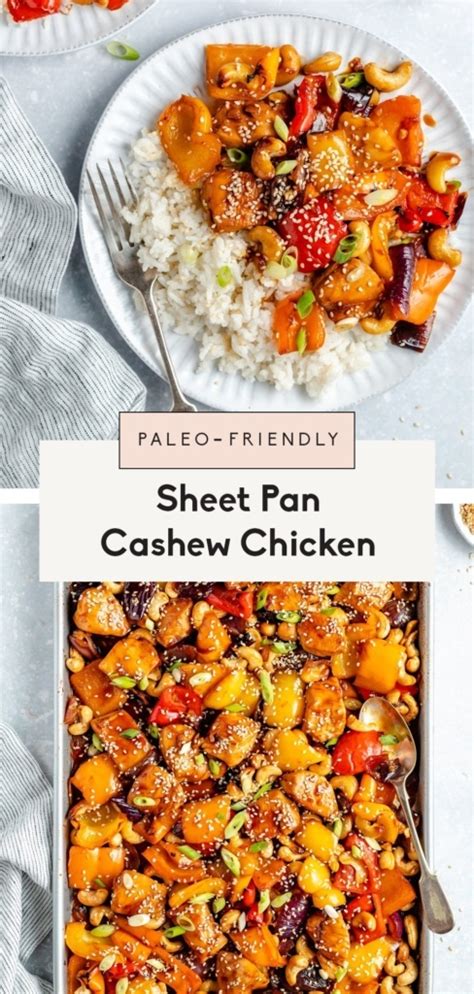 Easy Sheet Pan Cashew Chicken Ambitious Kitchen