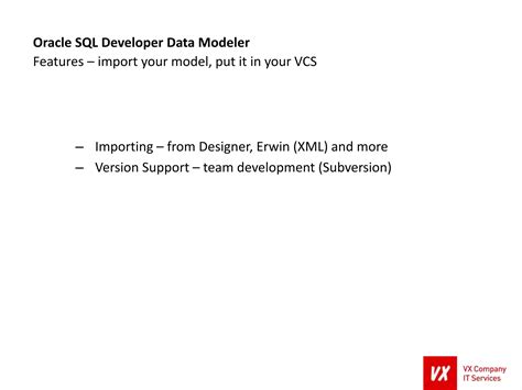 Generating Code With Oracle Sql Developer Data Modeler Ppt