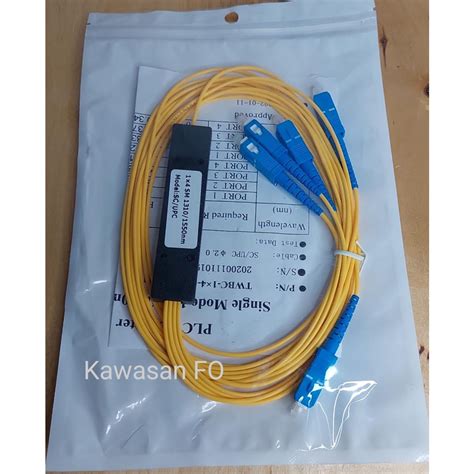 Jual Modular Mini Passive Splitter SC UPC Splitter Modular Mini Sc Upc FTTH Shopee