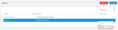 Managing Groups In The Syncfusion User Management Server