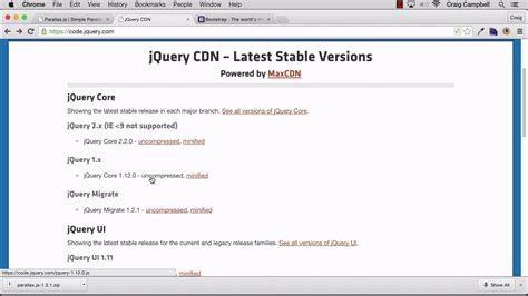 Scroll Events Made Easy Setting Up The Site
