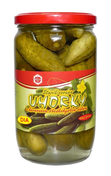 Frucona Uhorky Dia 5 8 Cm 660 G Uhorky Konzervovaná Zelenina Konzervované Potraviny Hotové