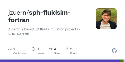 github jzuern sph fluidsim fortran a particle based 3d fluid